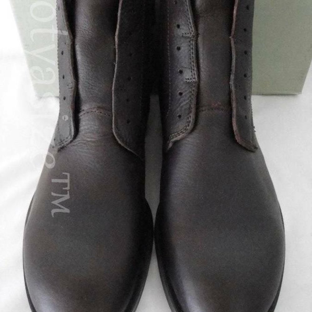 Jd Fisk Mathers Brown Leather Chelsea Boots - Gem